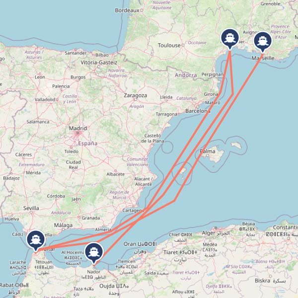 With the ferry to Morocco from France / 3 Options - Ferrygogo UK