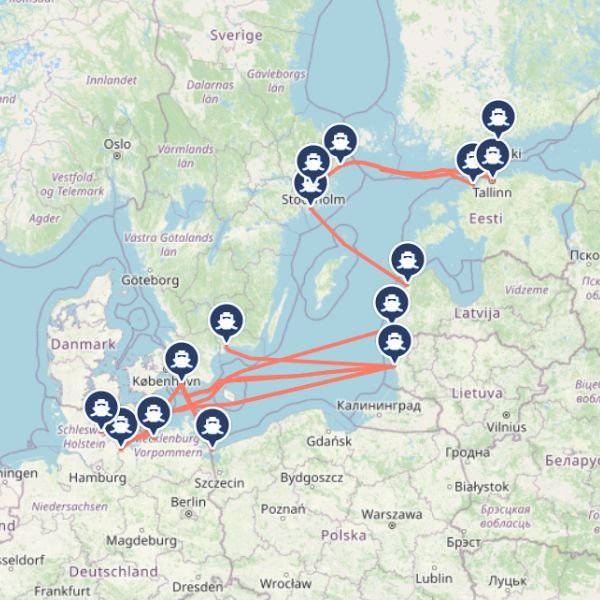 Ferries to the Baltics - Estonia, Latvia, Lithuania