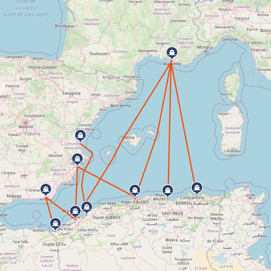 Ferry to Algeria // Discover all crossings - Ferrygogo UK