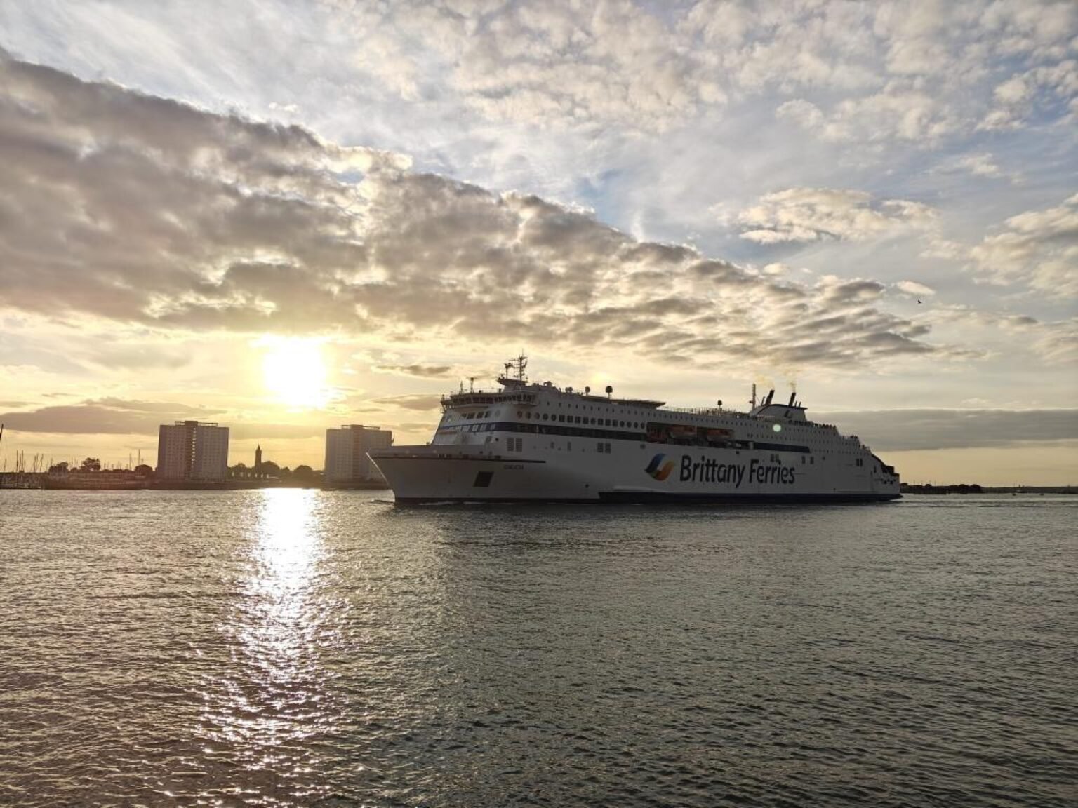 Portsmouth to Cherbourg by Ferry: Sailing on the Santona with Brittany ...